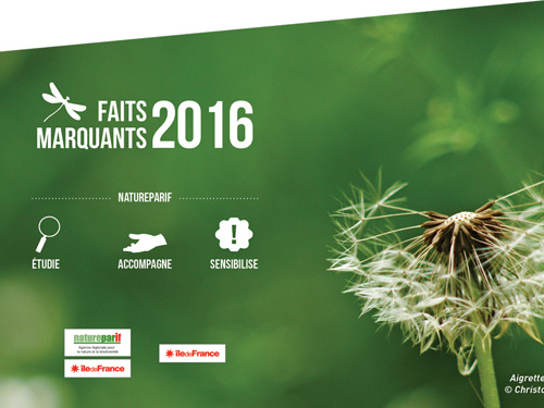 Faits marquants 2016 - Institut Paris Région